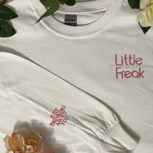 LF Embroidered Long Sleeve T Shirt or Crewneck Sweatshirt - Etsy