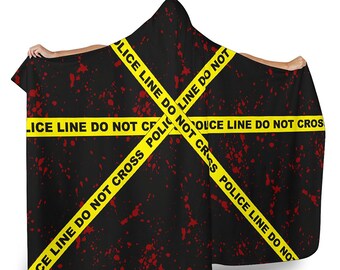 Crime Scene Blanket - Etsy