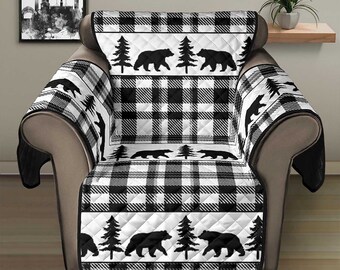Rustic Recliner Chair Cover - Etsy