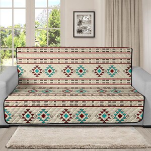Southwestern Pattern Couch Sofa Cover 70 Seat Width Slipcover Protector ...