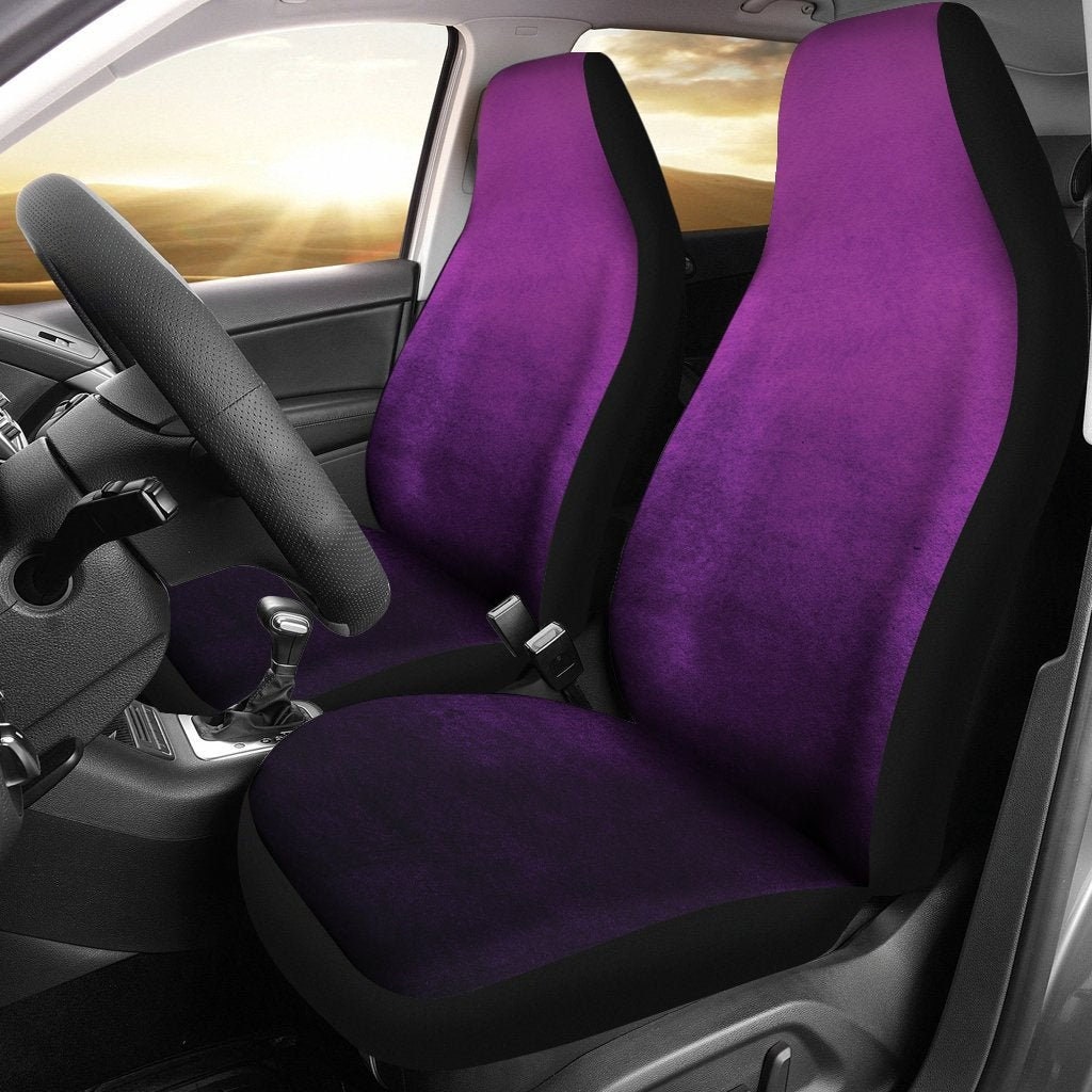 Bright Purple Ombre Watercolor Design Car Seat Covers Set - Etsy