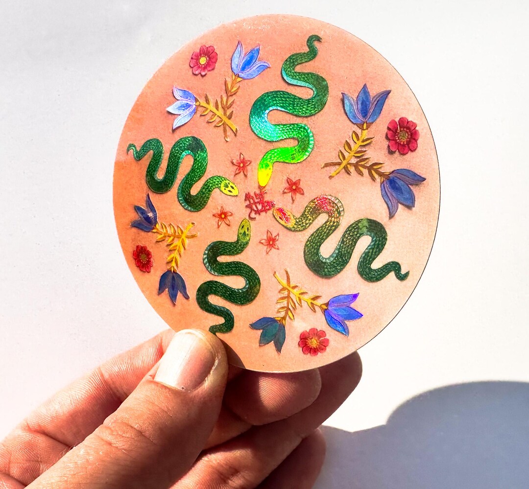 Holo Sigil Sticker: Snake - Etsy