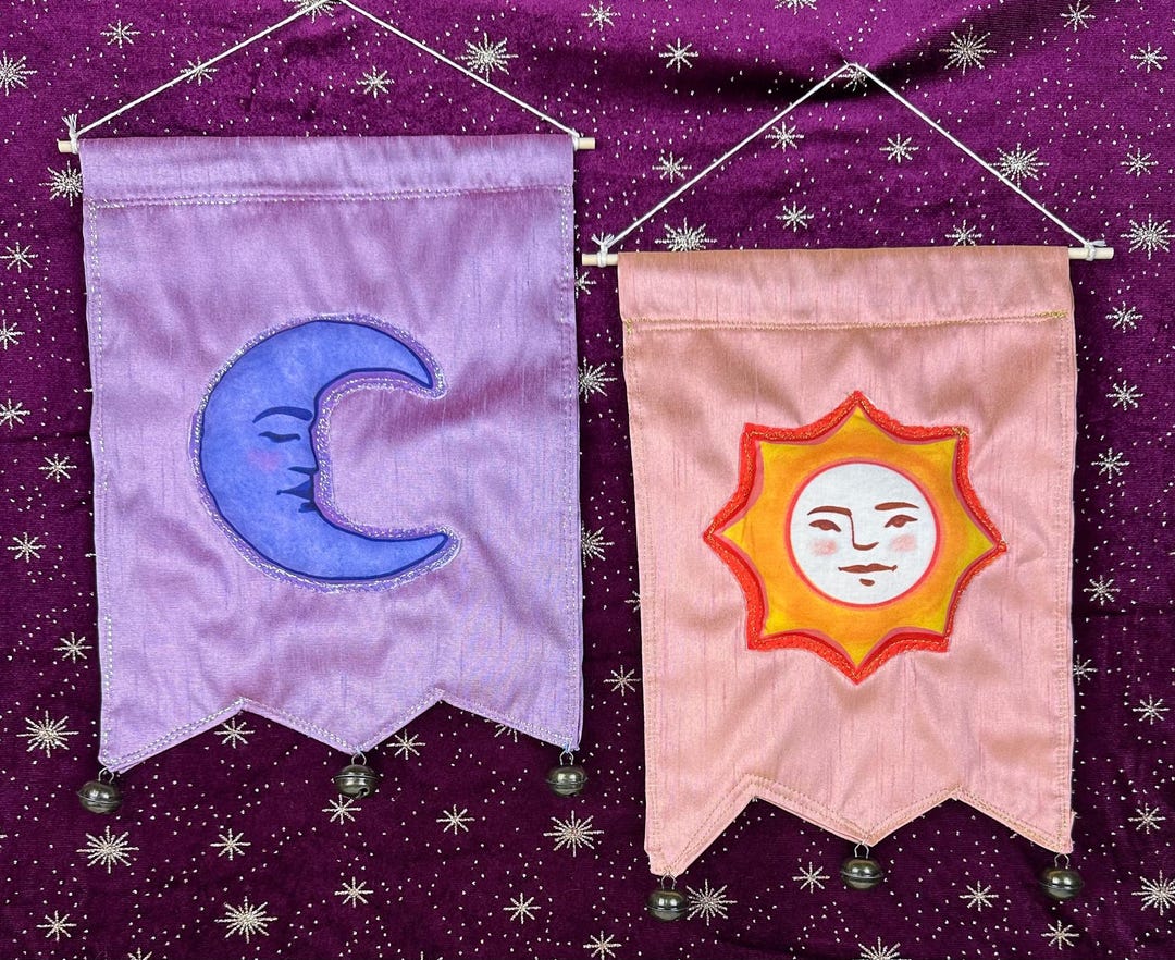 Sun & Moon Bell Banners - Etsy