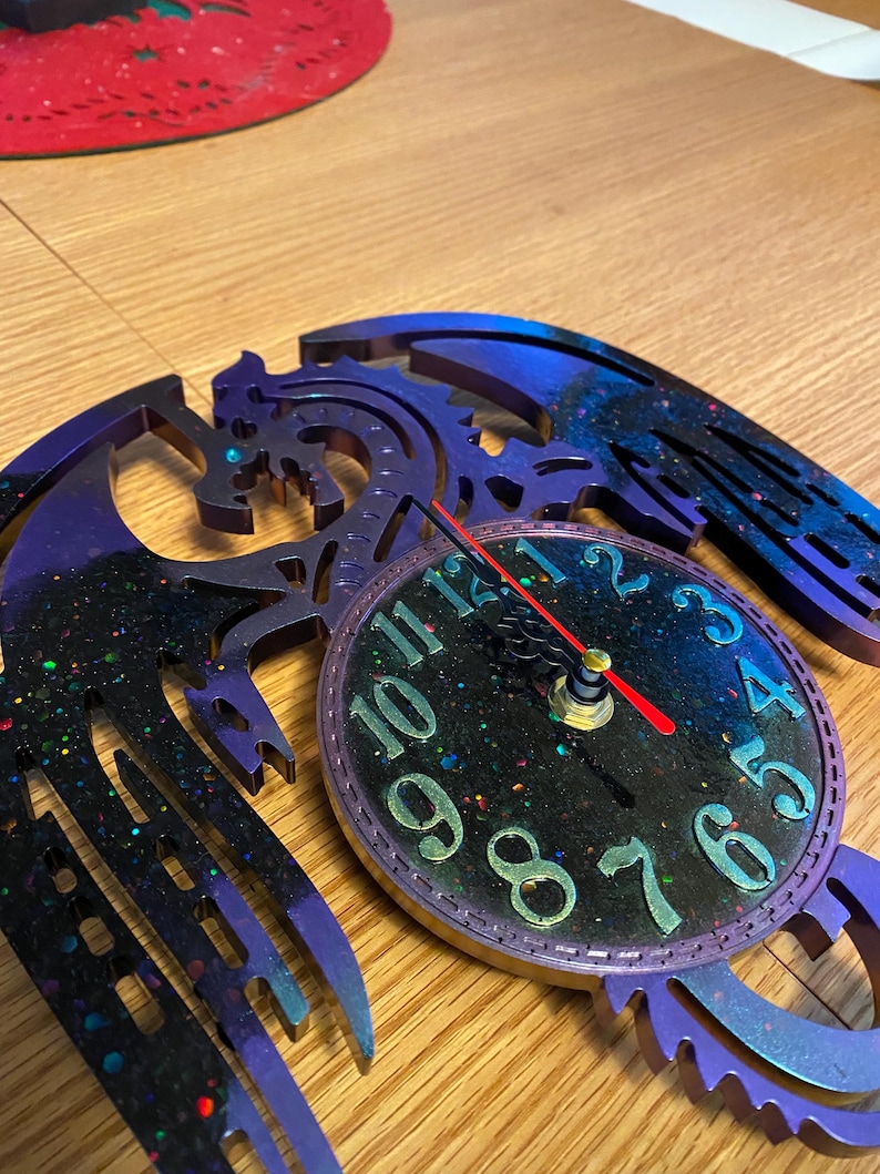 Homemade Dragon Clock - Etsy