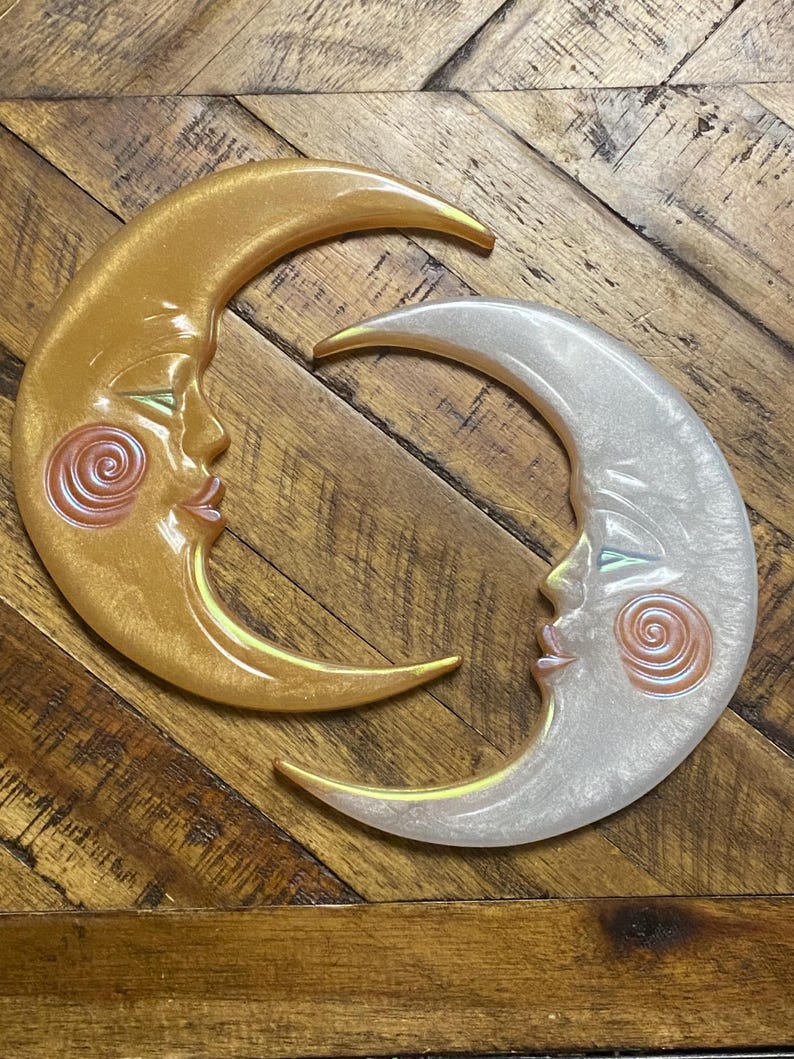2 Moons Set - Etsy