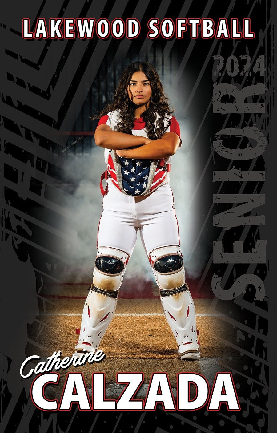 SOFTBALL SENIOR BANNER - Personalized Player Banner or Sign - Any Sport ...