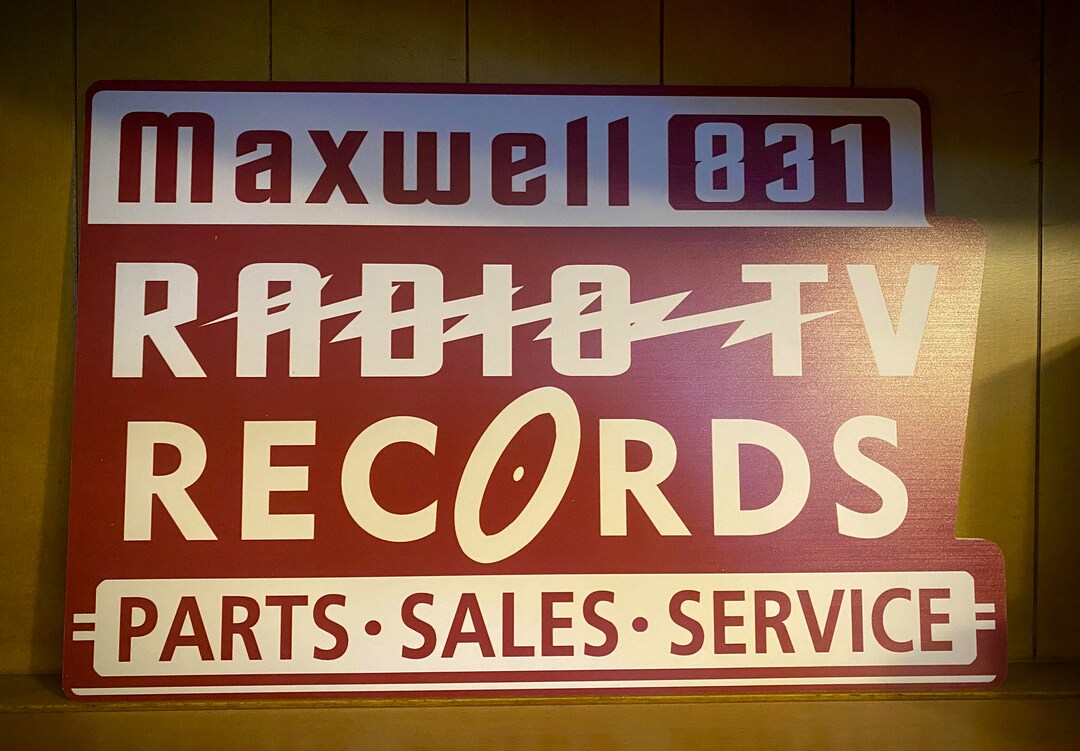 831 Maxwell Radio Sign Replica - Chicago Harmonica Blues - Little ...