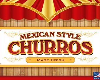 Churros Banner - Etsy