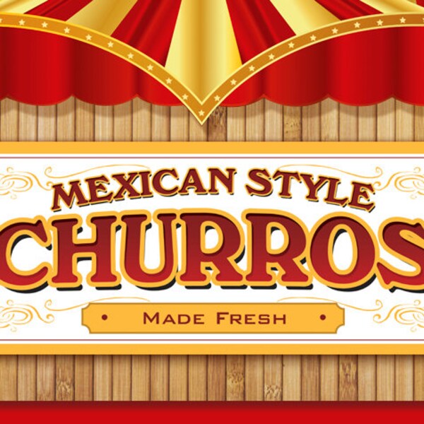 Churros Banner - Etsy