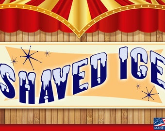 Shaved Ice Banner - Etsy
