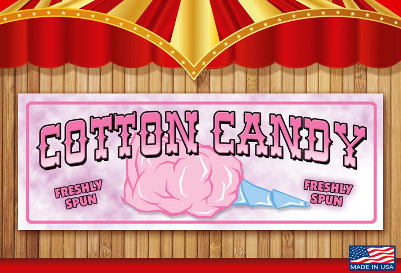 Cotton Candy Concession Stand Banner multiple Sizes Available - Etsy