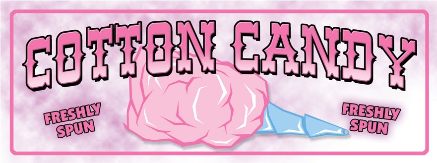 Cotton Candy - Concession Stand Banner (multiple Sizes Available) - Etsy