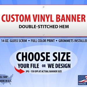 Full Color 4x6 Vinyl Banner - Etsy