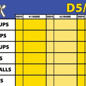 Wrestling Gym Tracker Set / 5 Boards / PR Board / Dry Erase / Add Your ...