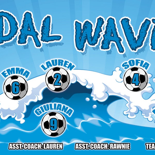 Wave Soccer Team - Etsy