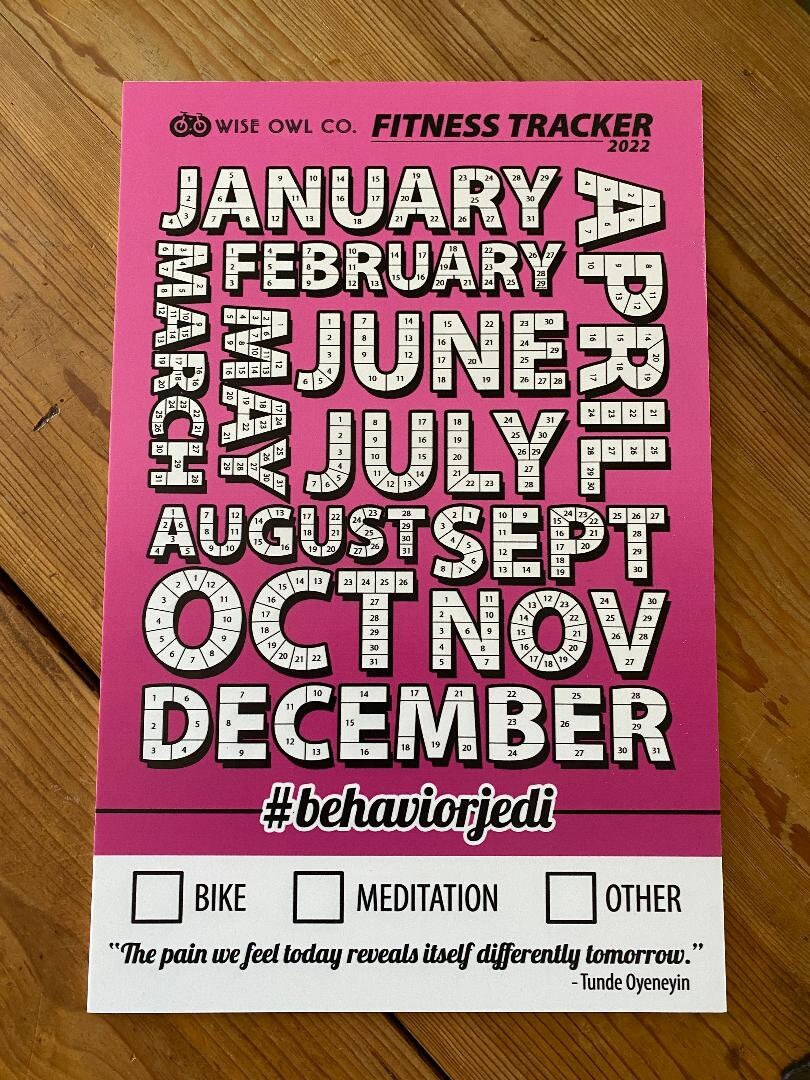 2025 WORKOUT TRACKER PINK - Monthly, Annual Fitness Tracker, Color by ...