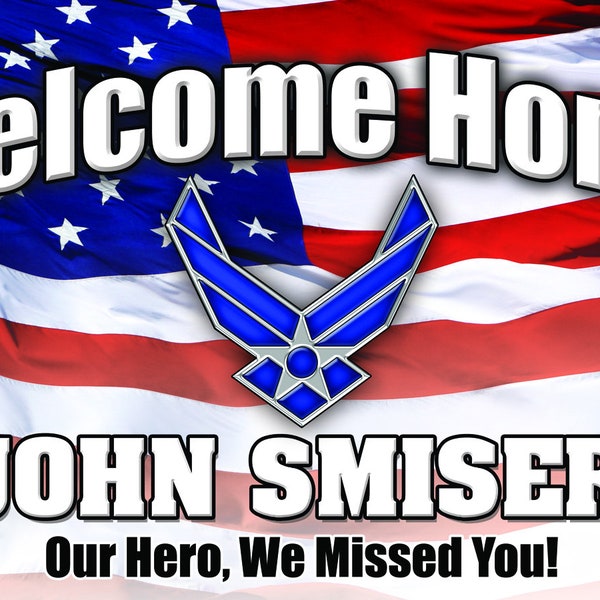 Welcome Home Air Force Sign - Etsy