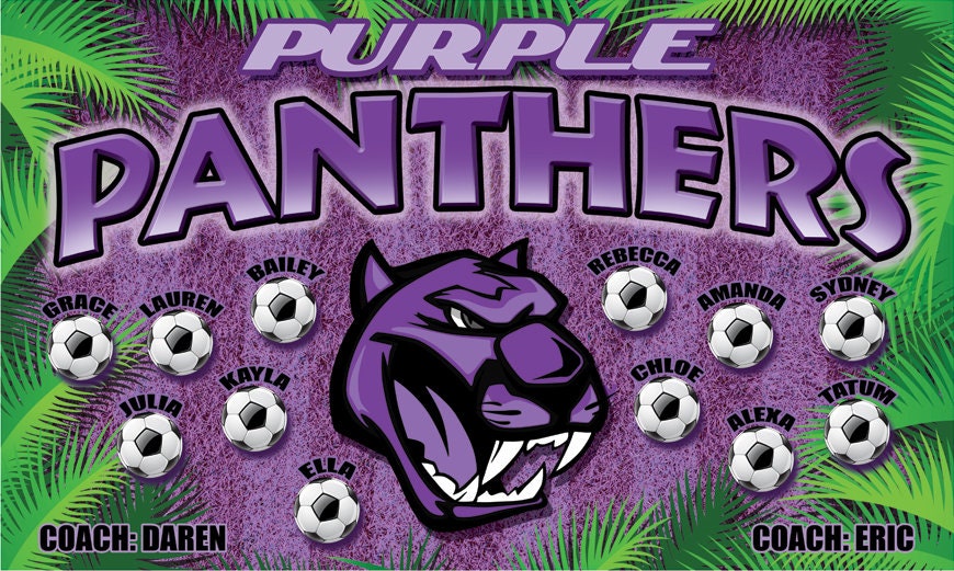 Tidal Waves Soccer Team Banner 3ft X5ft Your Team Name - Etsy