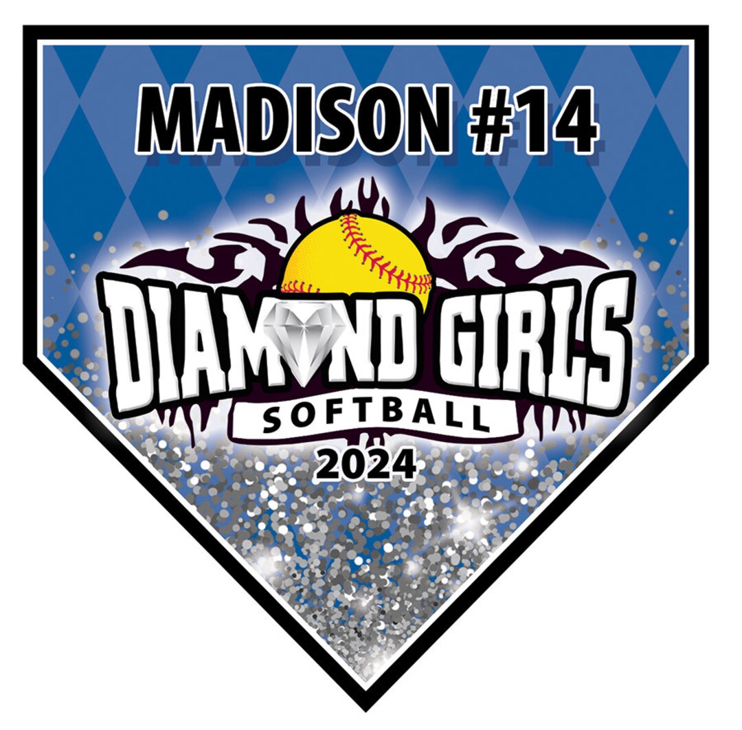 Diamond Girls Team Player Pennants - Baseball - Softball or Any Sport ...