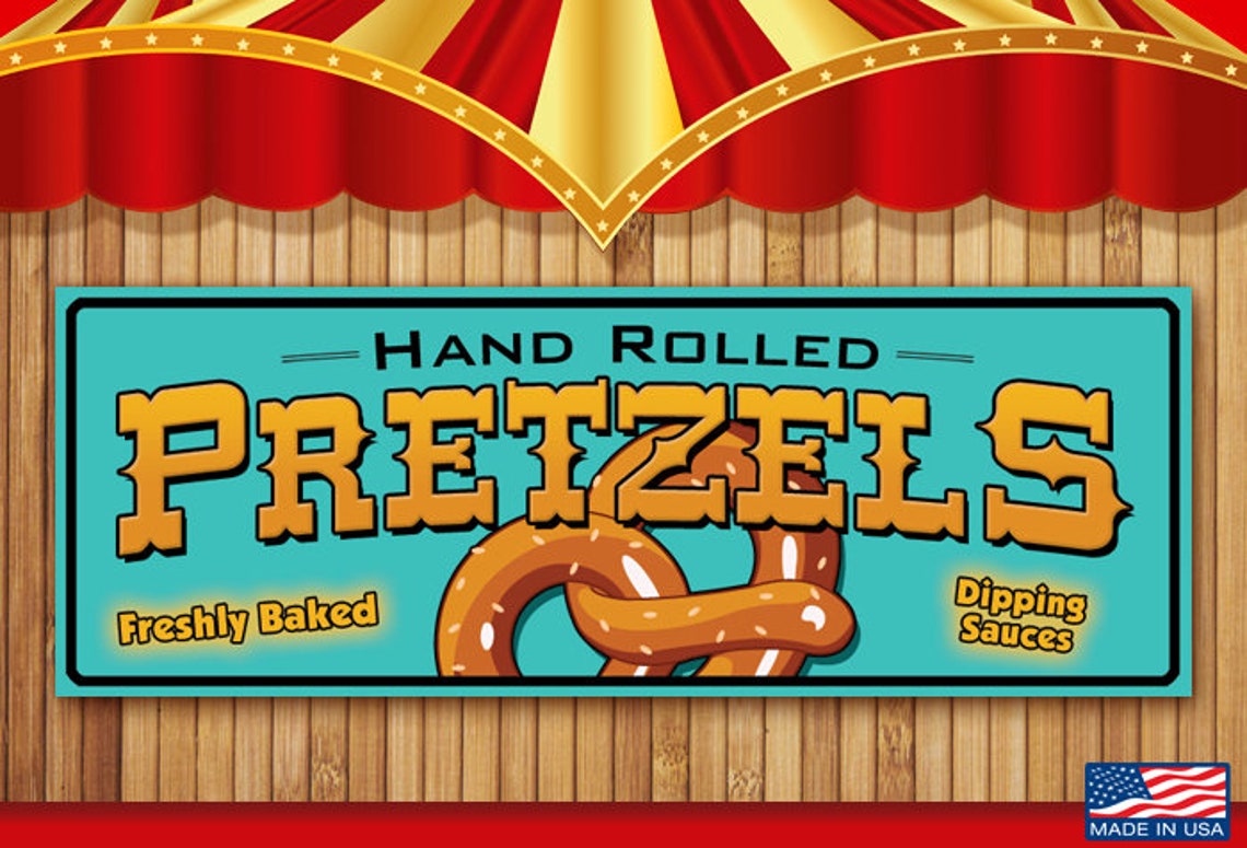 Pretzels - Concession Stand Banner (multiple Sizes Available) - Etsy