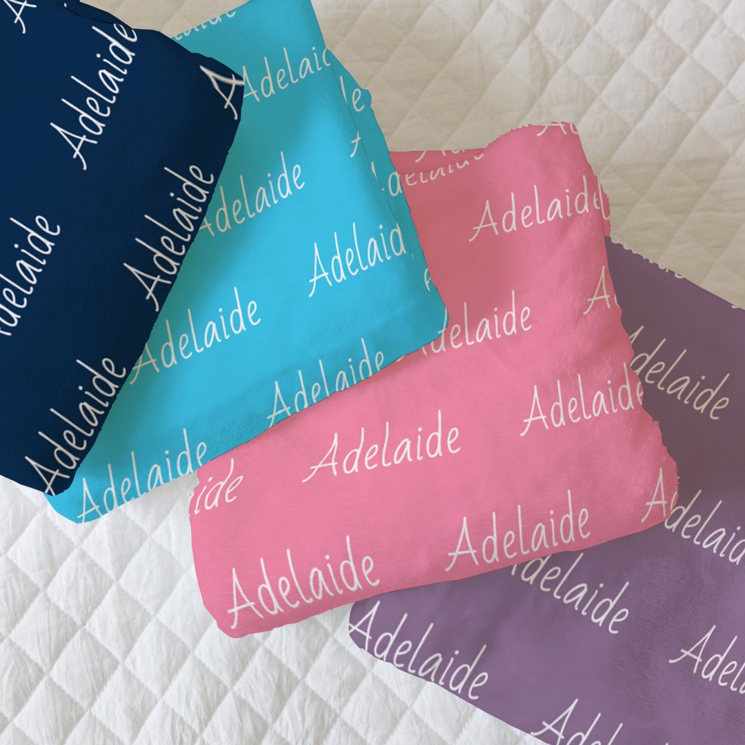 Girls Fully Personalized With Name Blanket Birthday Cozy Blanket for ...