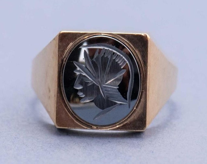 CENTURION Ring a Wide Brutal Ring With an Roman Motifs and Cracks ...