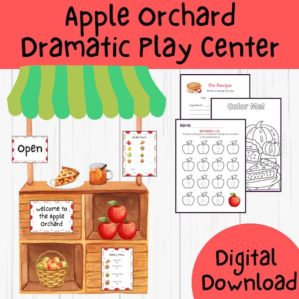 Apple Orchard Dramatic Play Preschool - Etsy
