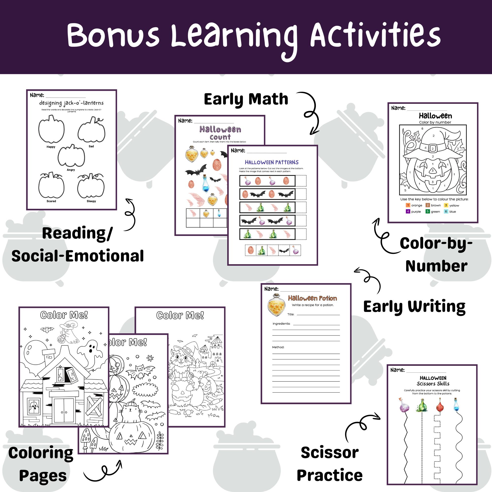 The Witches Cauldron Shop Pretend Play Activity for Kids | Halloween ...