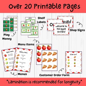 Apple Orchard Pretend Play Activity for Kids | Fall Preschool Dramatic ...