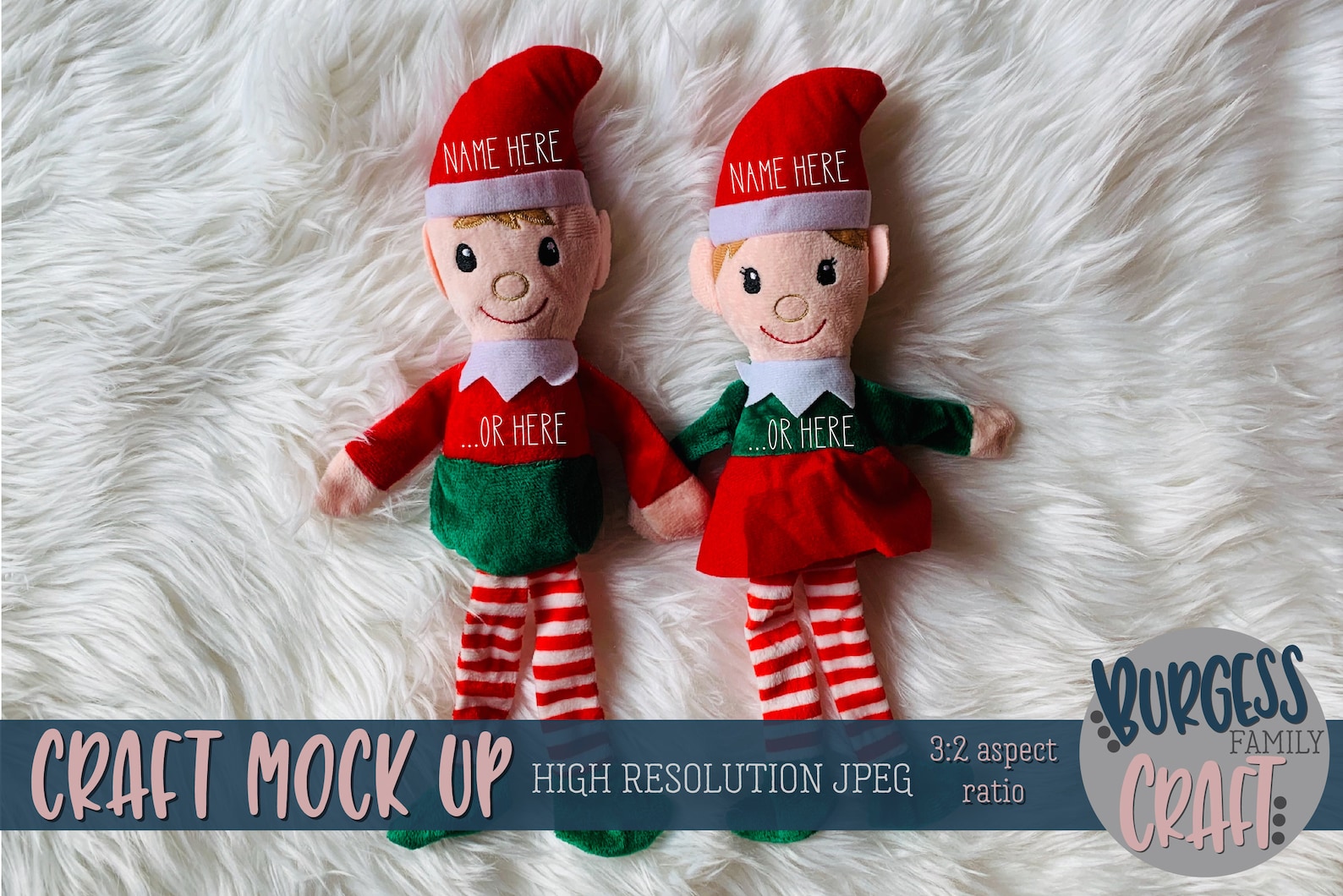 Dollar Tree Girl and Boy Elves | Craft Mock Up - Etsy