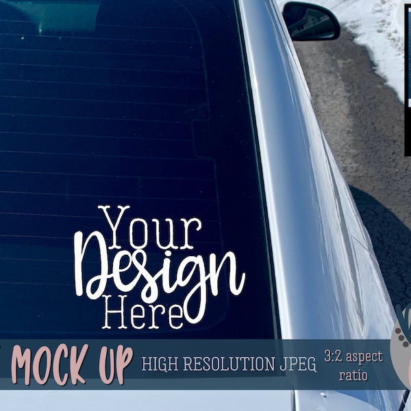 Car Decal Mockup - Etsy
