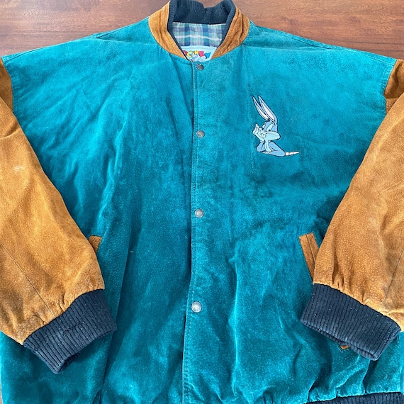 Vintage Looney Tunes Elmer Fudd Suede Jacket - Gem