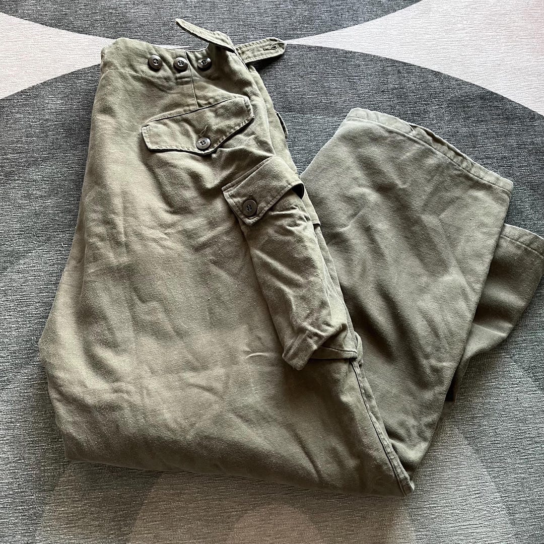 Vintage Dutch Military Fatigue Cargo Army Pants - Etsy