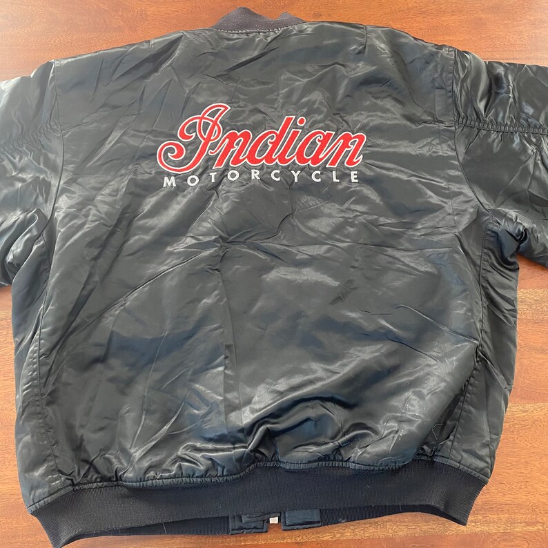 RARE Vintage Insulated Indian Motorcycle Jacket With Back Logo - Etsy