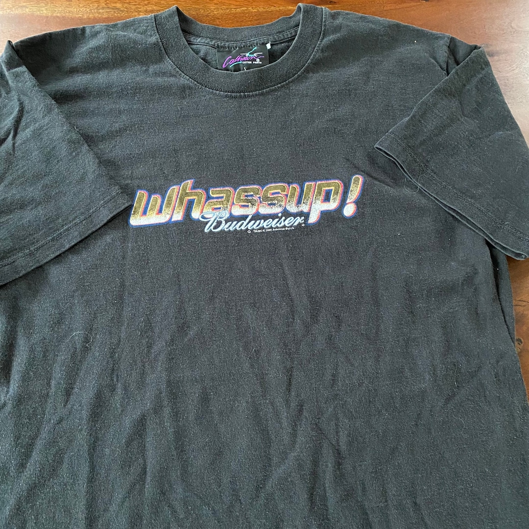 Vintage 2000 Budweiser wassup Promo T-shirt - Etsy