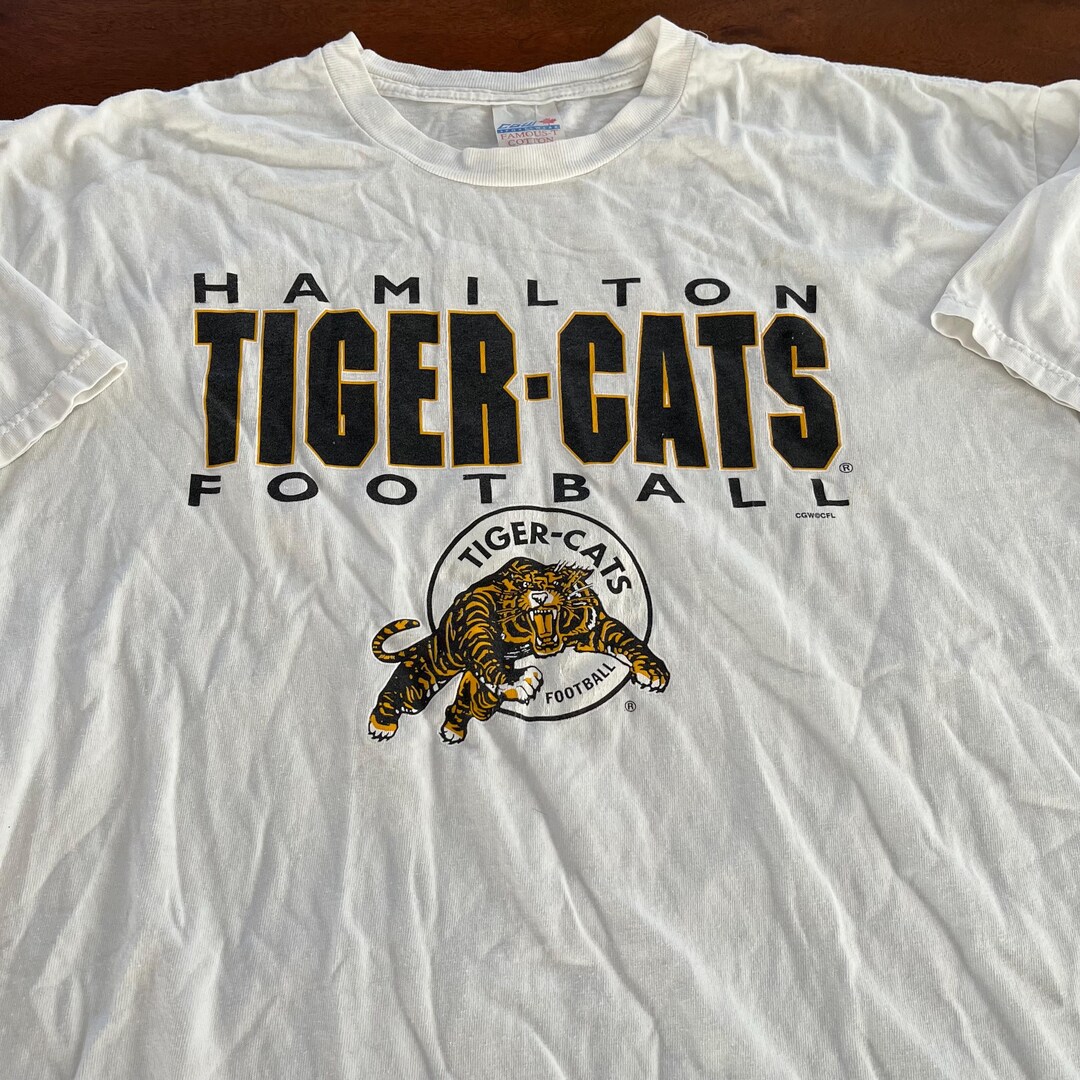 Vintage Hamilton Tiger Cats T-shirt Made in Canada - Etsy