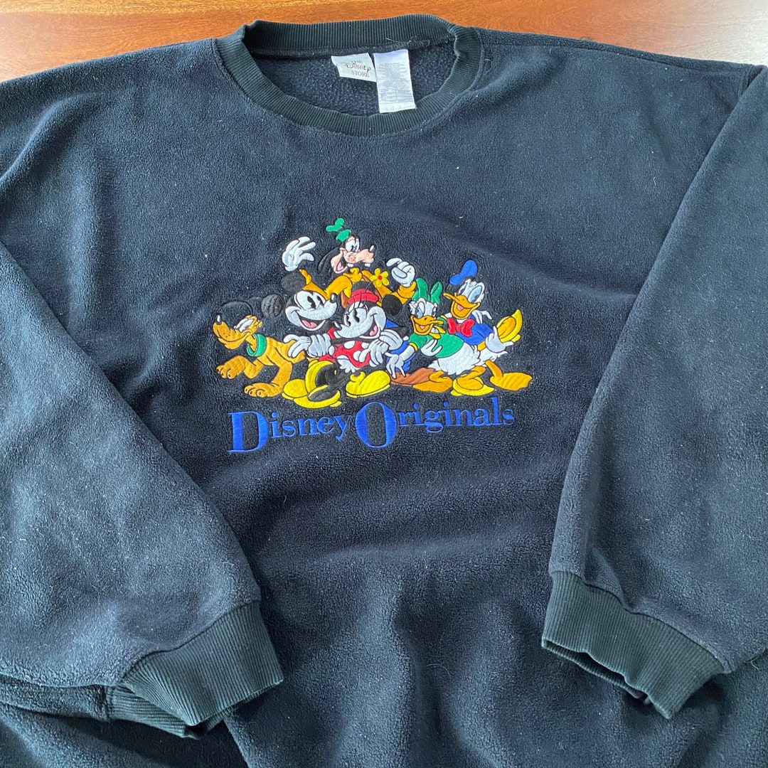 Vintage Disney Characters Fleece Sweater - Etsy
