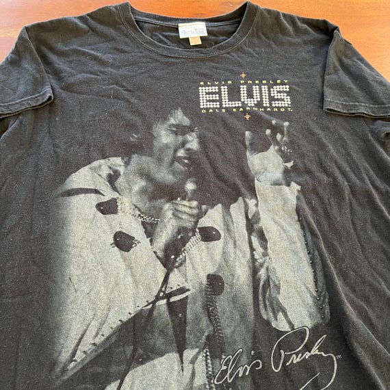 Vintage Elvis Presley Dale Earnhardt Jr. NASCAR T-shi… - Gem
