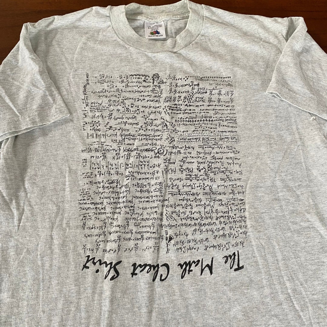 Vintage Math Cheat Sheet Funny T-shirt Front and Back - Etsy