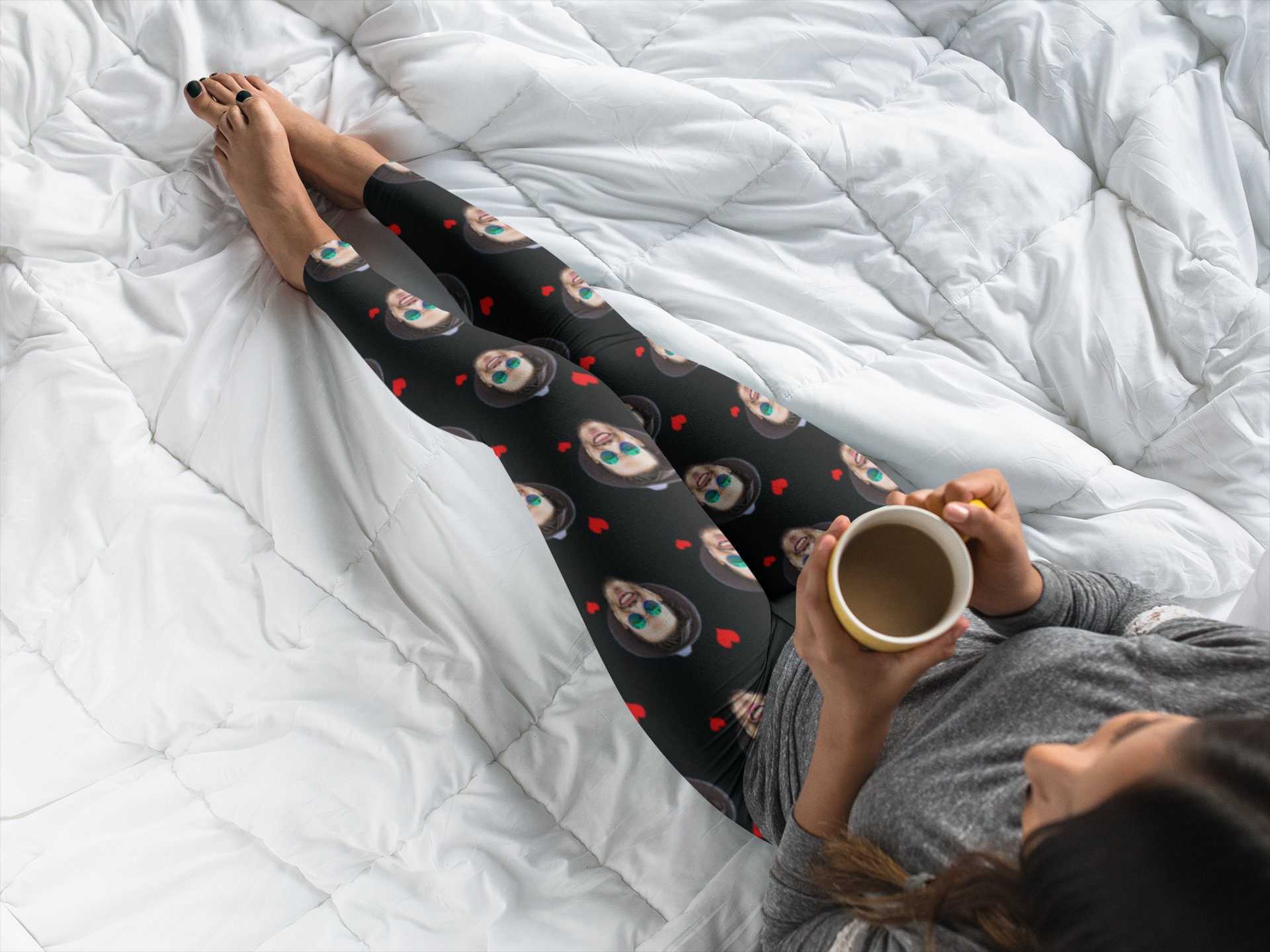 Personalized Face Leggings - Custom Leggings - Selfie Leggings - Custom ...