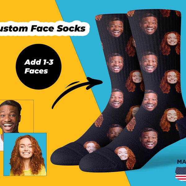 Custom Face Socks - Etsy
