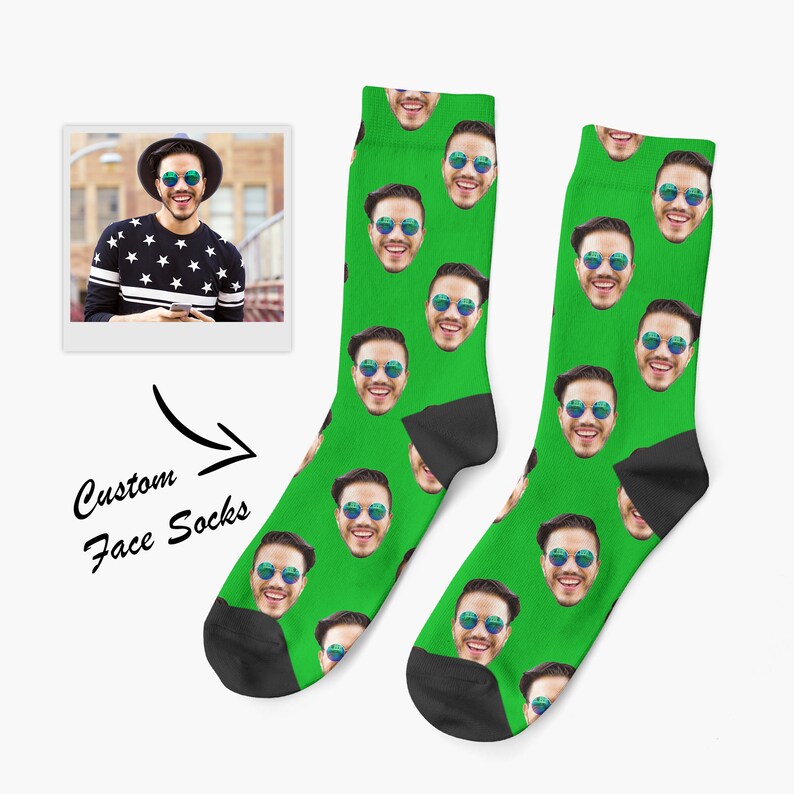 Custom Face Socks Photo Socks Personalized Socks Custom - Etsy