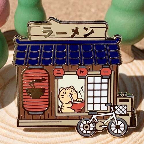 Ramen Shop Hard Enamel Pin Lapel Pin Jewelry Gifts for - Etsy