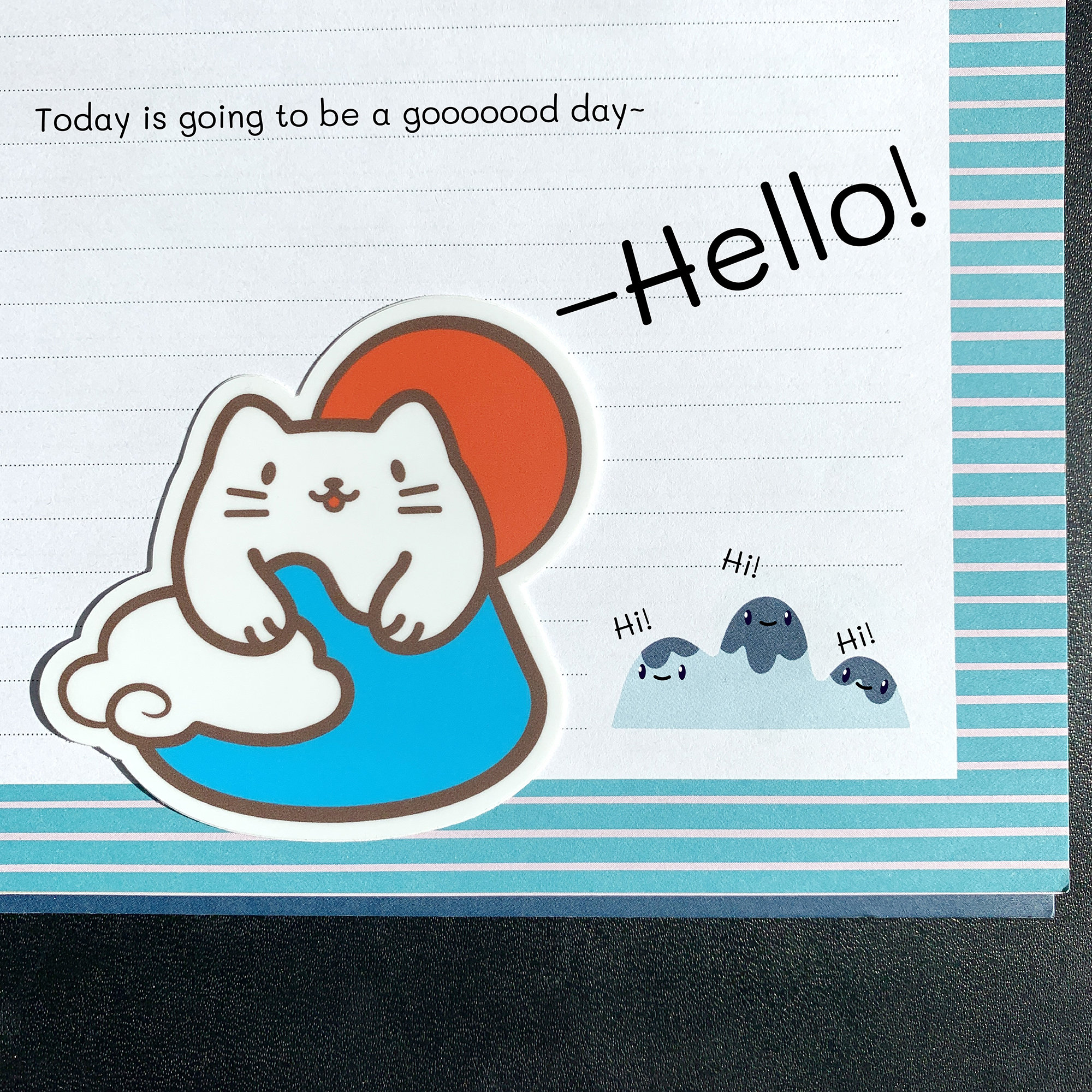 Japanese Good Luck Charm Die Cut Vinyl Sticker | Etsy