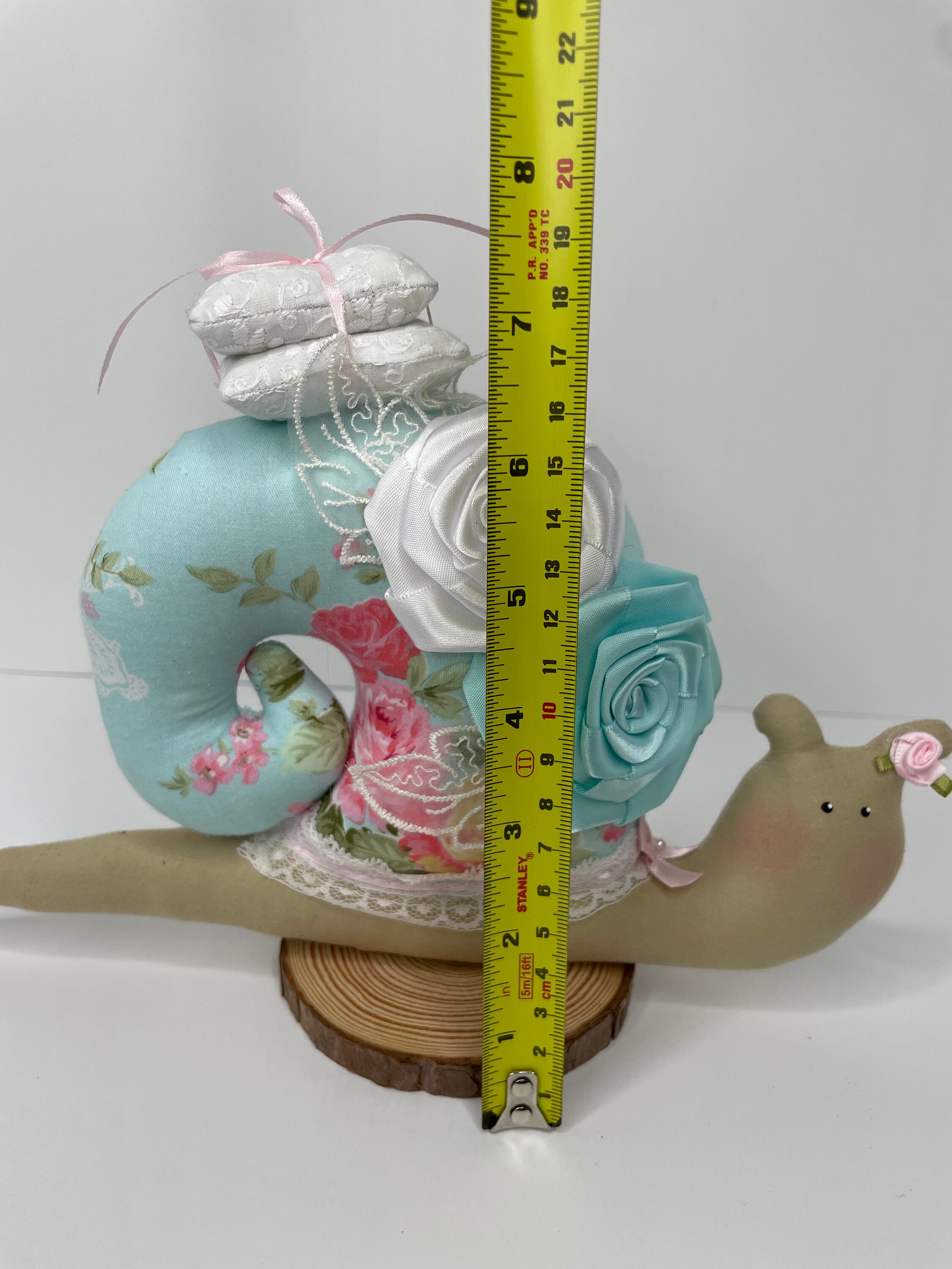 Tilda SNAIL With Pillows and Flowers Plush Snail Home Decor - Etsy