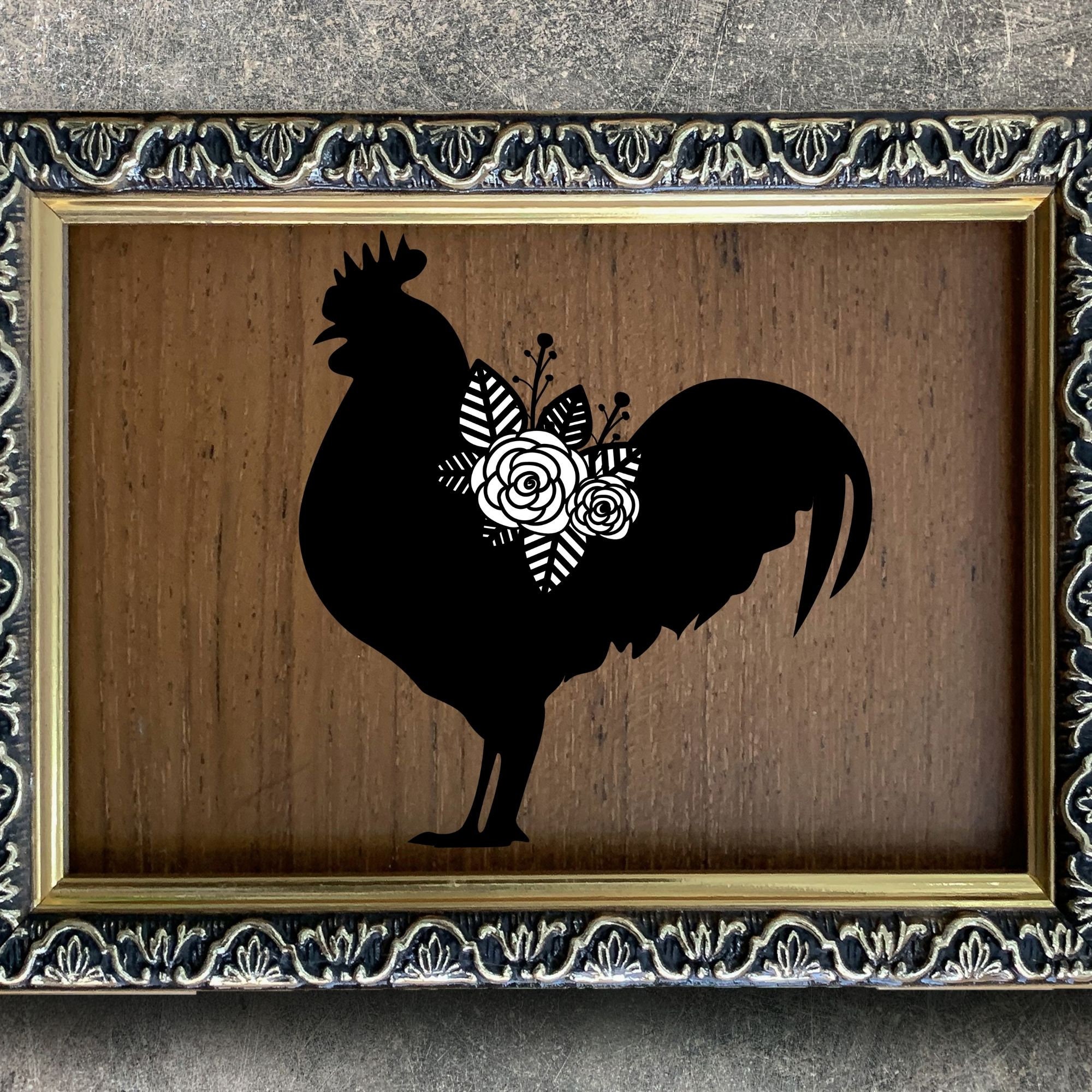 Gallo Granja SVG eps dxf 300 dpi Gallo SVG Polla svg gallo | Etsy