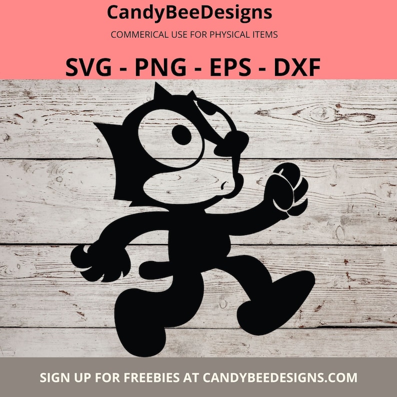 Felix the Cat Svg Cut File | Vintage Character Svg File | Fleix the ...