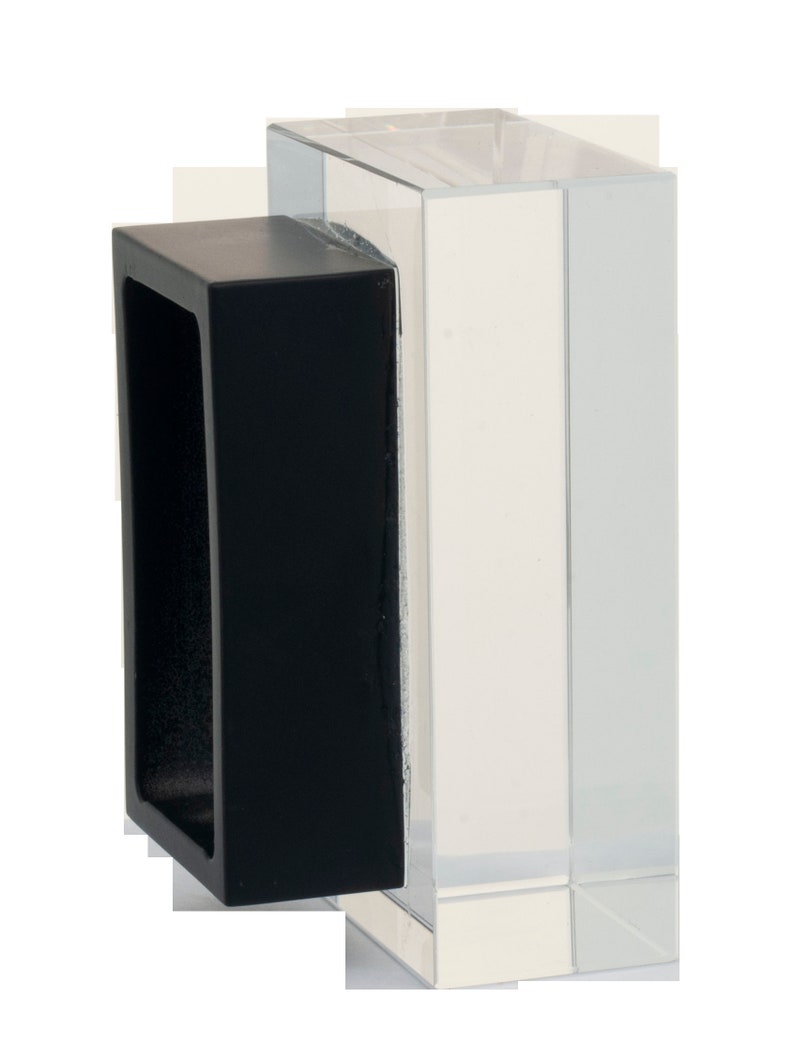 Crystal Acrylic Rectangular Curtain Rod End Cap | Etsy