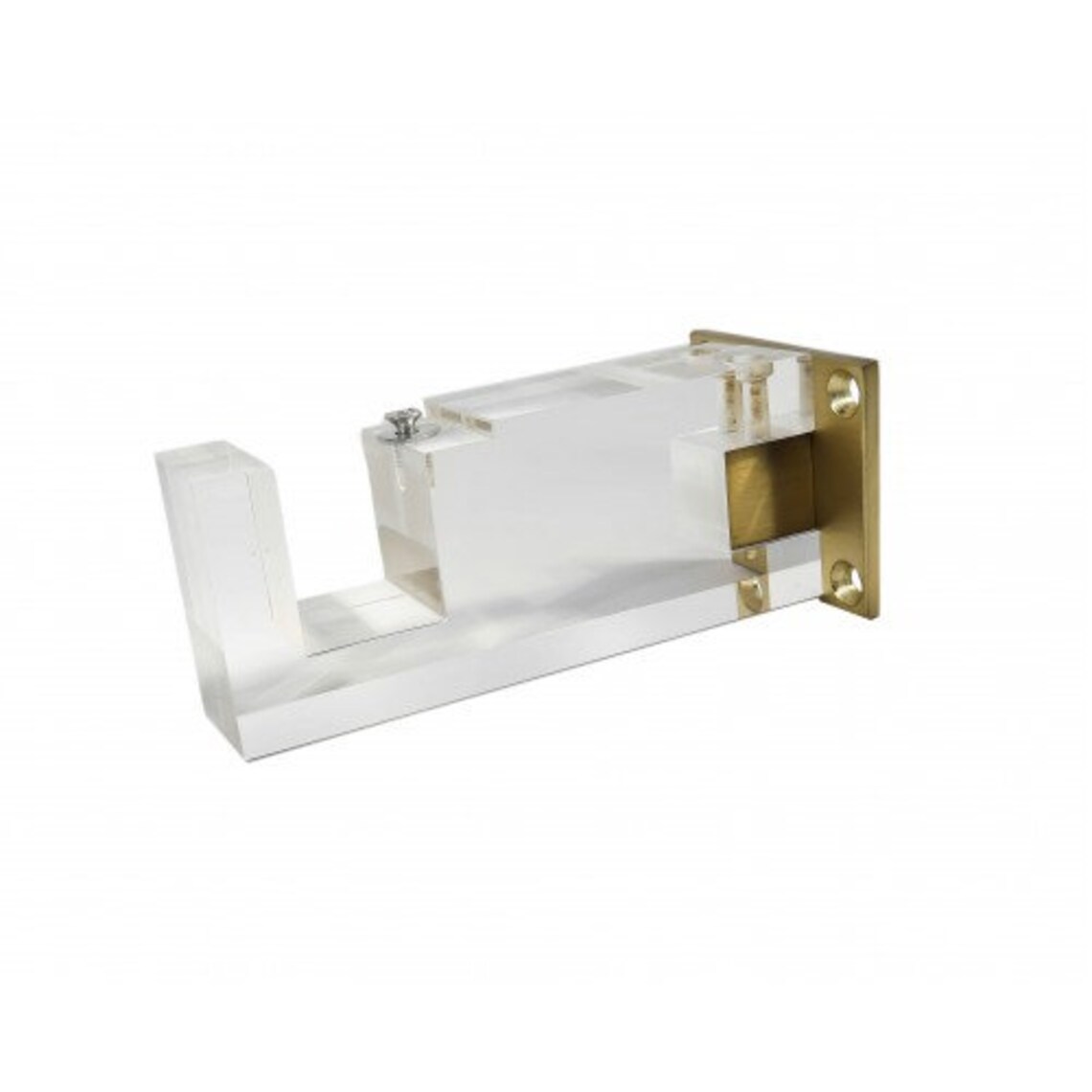 Lucite Acrylic Rectangle Curtain Rod Bracket - Etsy