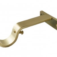 16/19mm Matt Black Recess Curtain Pole Bracket - Etsy UK
